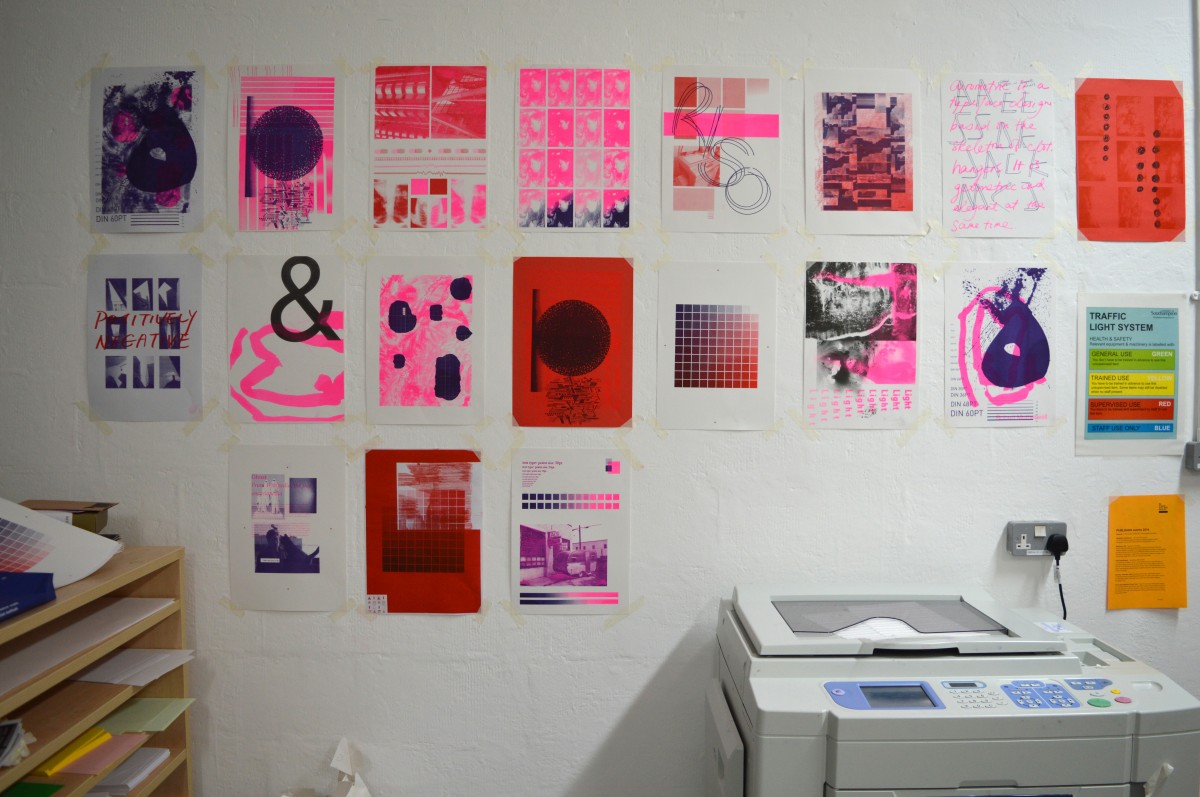 Test prints – Winchester School of Art